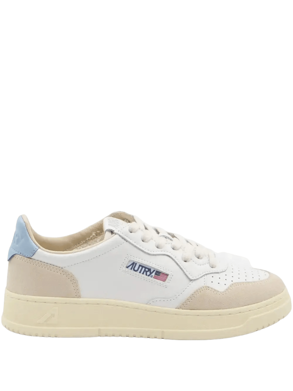 AUTRY - Chaussures Medalist en Cuir Blanche – Lothaire
